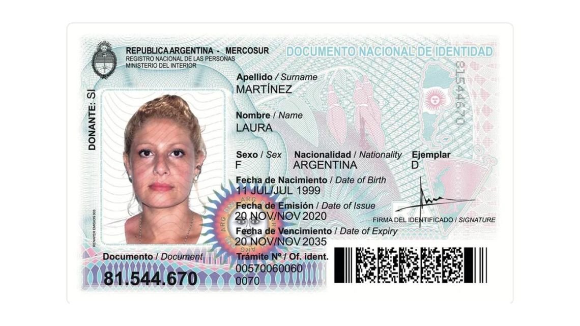 A qué edad se renueva el Documento Nacional de Identidad