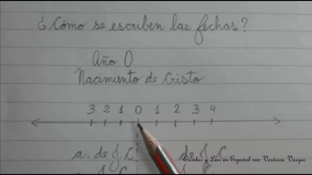 Cómo escribir la fecha correctamente en un documento