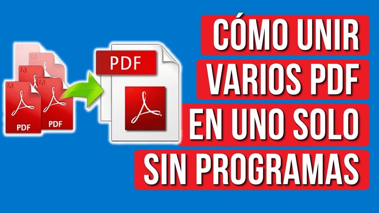 Cómo unir múltiples documentos en formato PDF